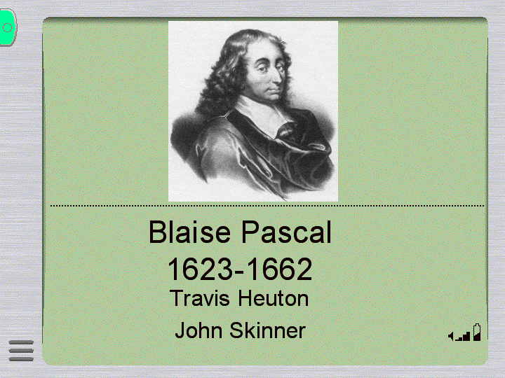 Blaise Pascal Powerpoint